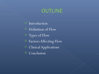 Fluid flow and measurement | PPT