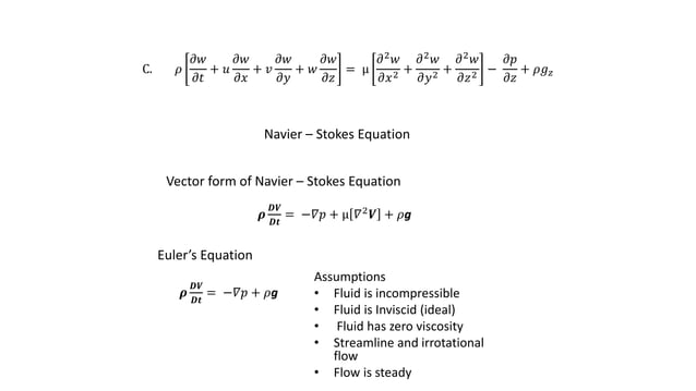Fluid flow Equations.pptx