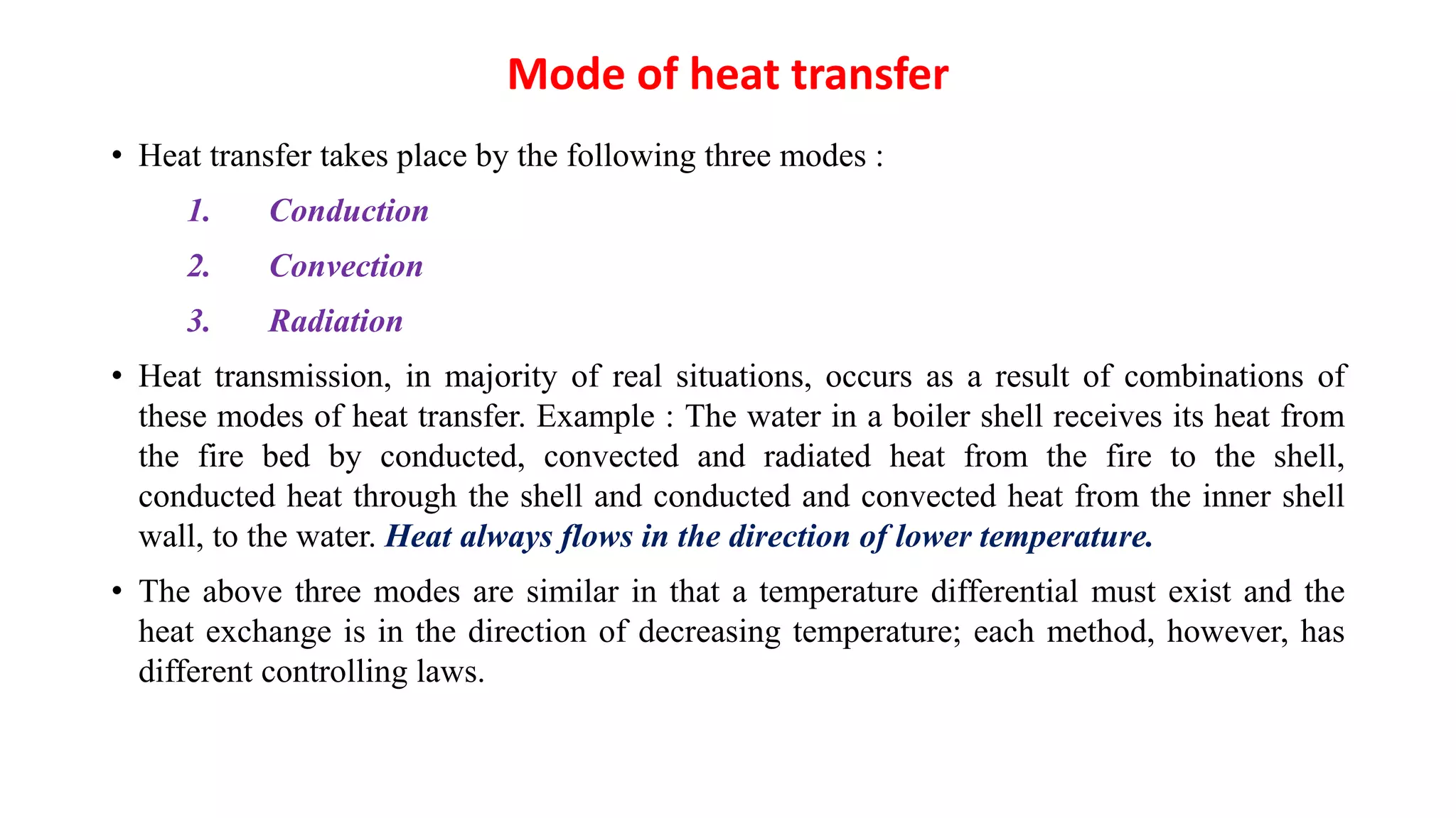 Fluid flow, heat transfer & mass transfer | PPTX