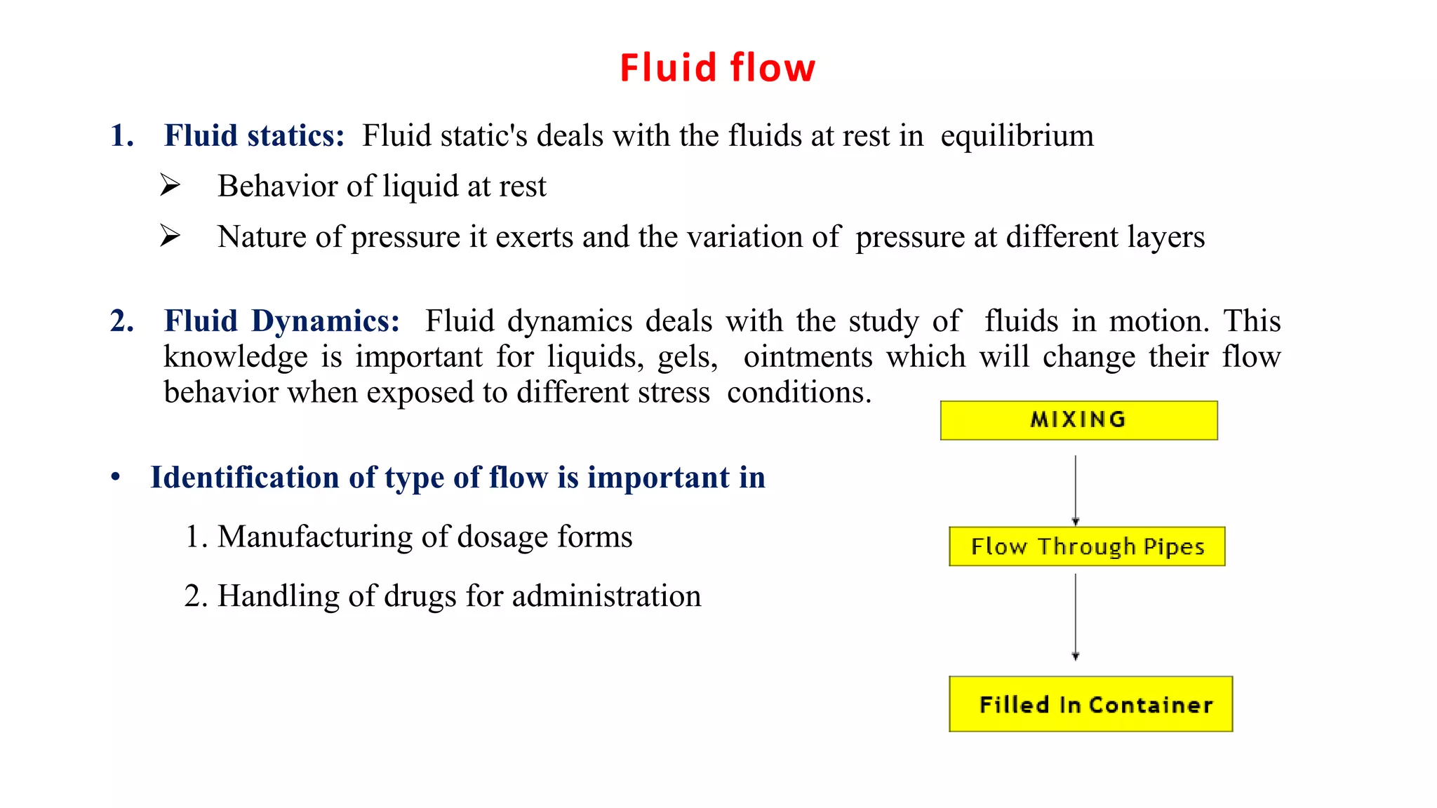 Fluid flow, heat transfer & mass transfer | PPTX