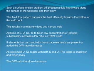 solidification fluid flow in welding.ppt