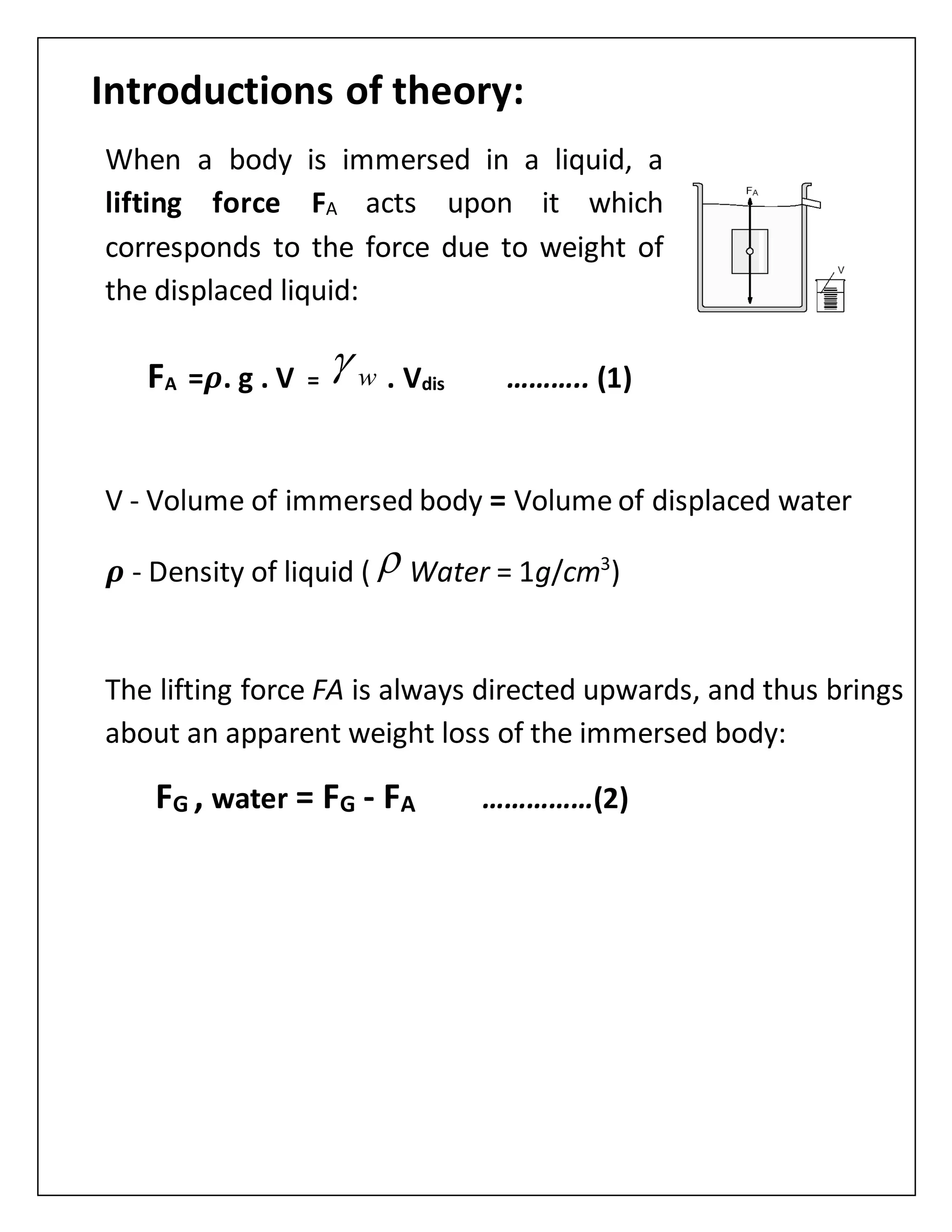 Lifting ForceFluid flow lab - 2015 nov | DOCX