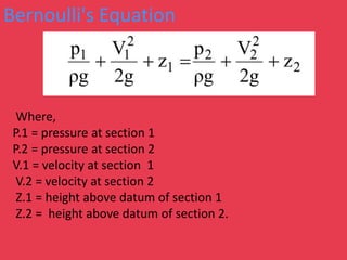 Fluid flow parameter by VADURLE ROHAN BHARAT | PPTX