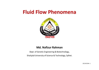 Fluid Flow Phenomena | PDF