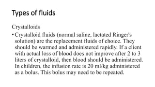 fluid imbalance and its management.pptx | Digestive Disorders ...