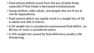 fluid imbalance and its management.pptx | Digestive Disorders ...