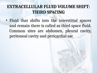 Fluid Abnormalities in Human Body - Fluid Imbalances | PPTX