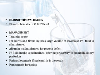 Fluid Abnormalities in Human Body - Fluid Imbalances | PPTX