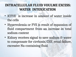 Fluid Abnormalities in Human Body - Fluid Imbalances | PPTX