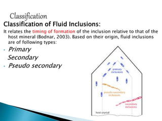 Fluid inclusion | PPTX