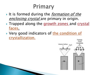 Fluid inclusion | PPTX