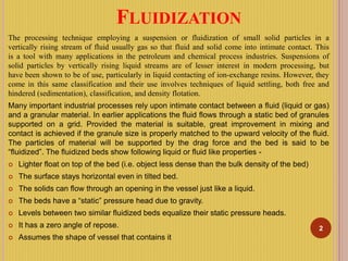 Fluidization | PPTX