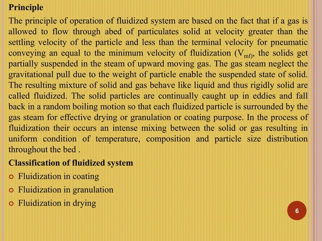 Fluidization | PPTX | Physics | Science