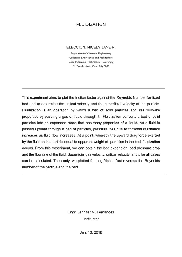 Fluidization | PDF