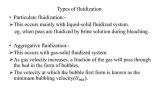 Fluidization | PPTX