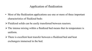 Fluidization | PPTX