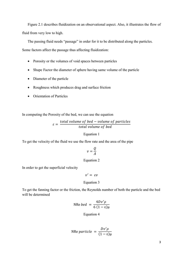 Fluidization -Ed Ryan M. Ruales | PDF