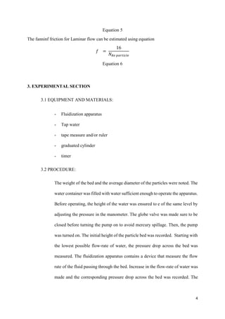 Fluidization -Ed Ryan M. Ruales | PDF