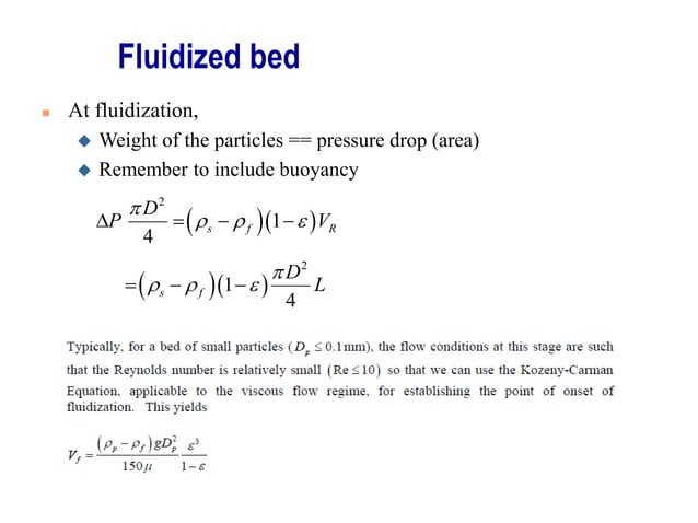 fluidized bed | PPTX | Chemistry | Science