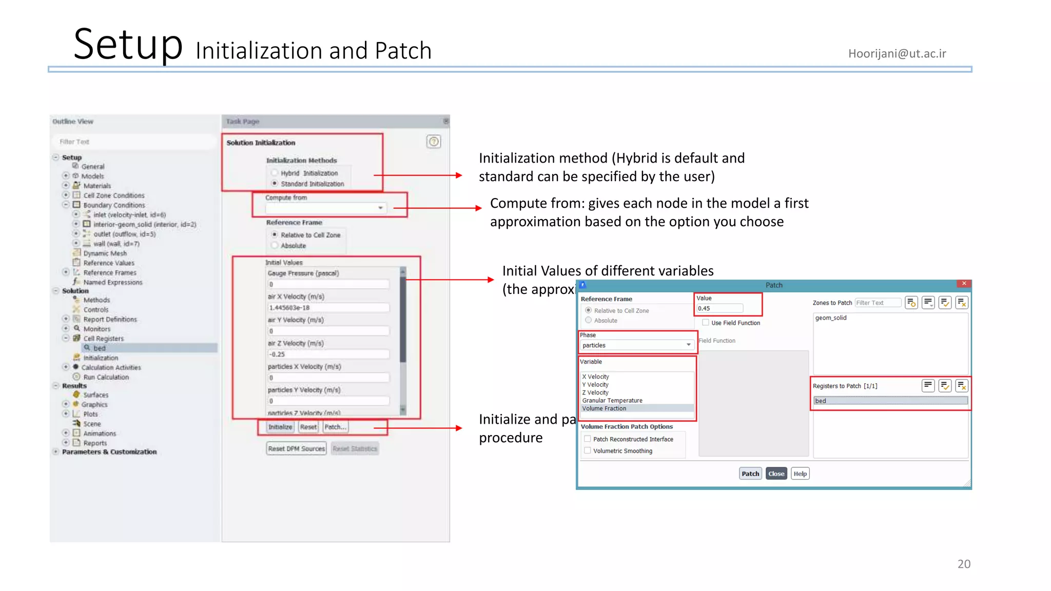 Learning ANSYS Fluent R19 using modeling a Fluidized Bed with nano ...