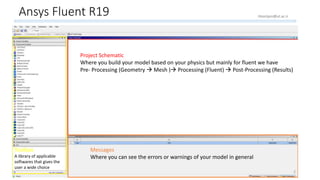 Learning ANSYS Fluent R19 using modeling a Fluidized Bed with nano particles | PPT
