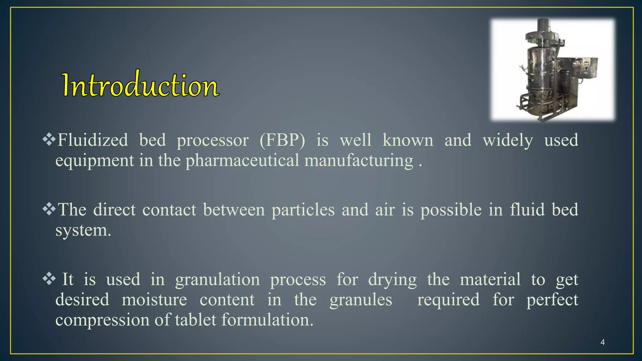 Fluidized bed processing | PPTX