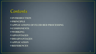 Fluidized bed processing | PPTX