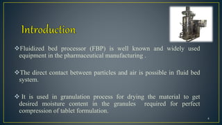 Fluidized bed processing | PPTX