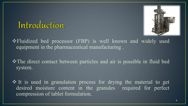 Fluidized bed processing | PPTX