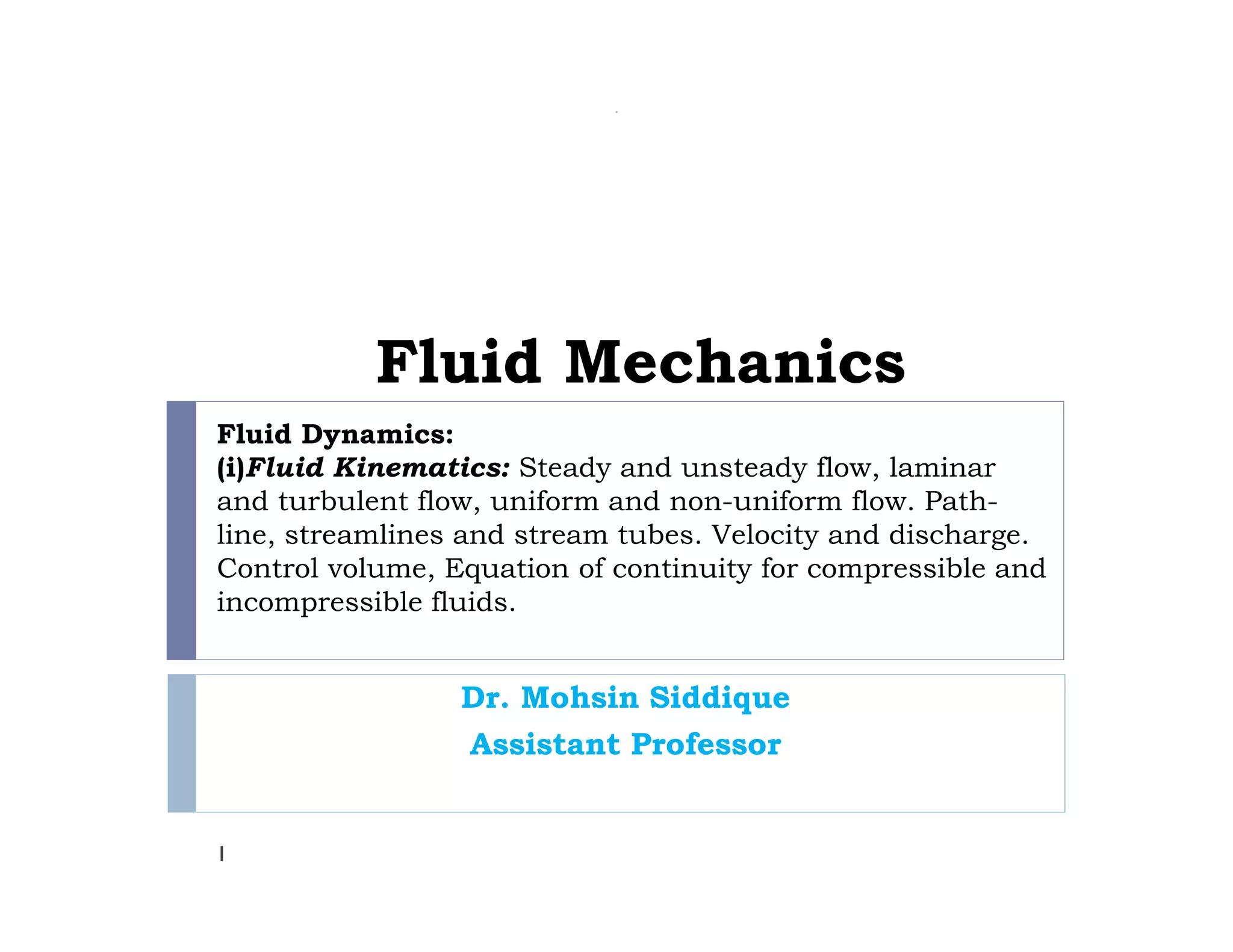 Fluid kinematics | PDF