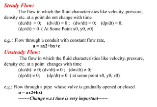 Fluid kinematics | PPTX