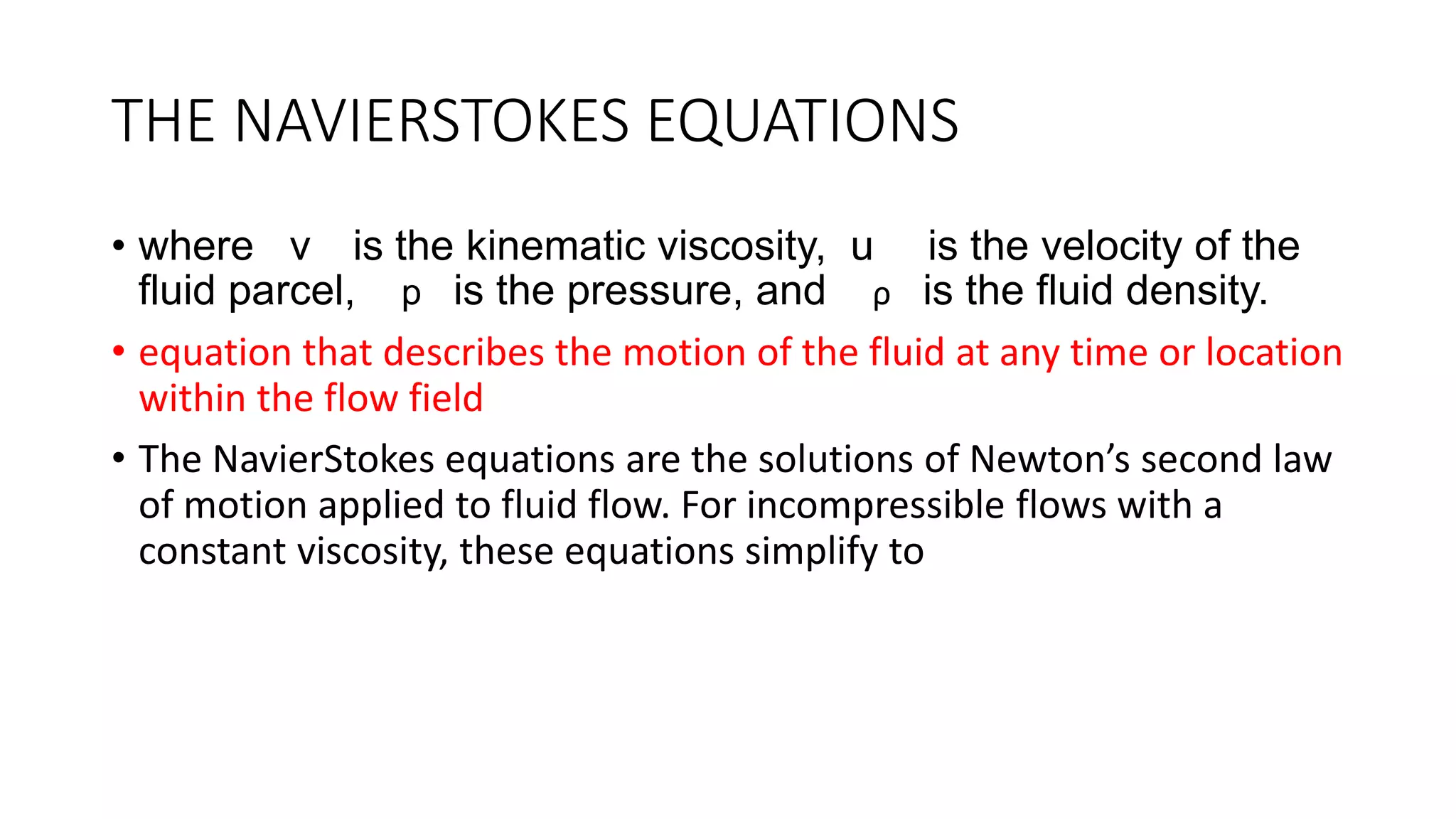 Fluid kinematics | PPTX | Geology | Science