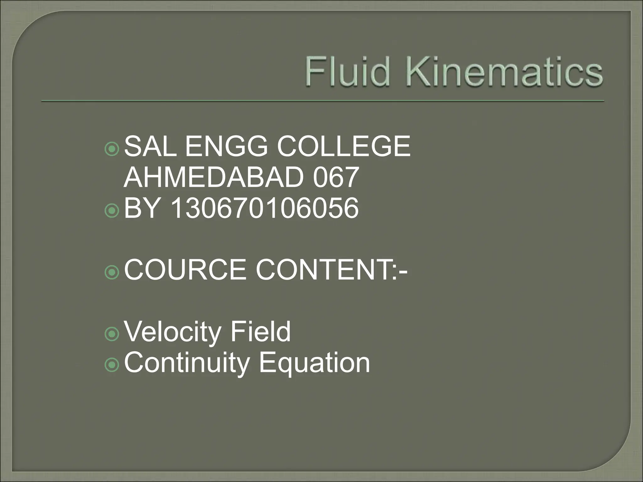 FluidKinematics.ppt