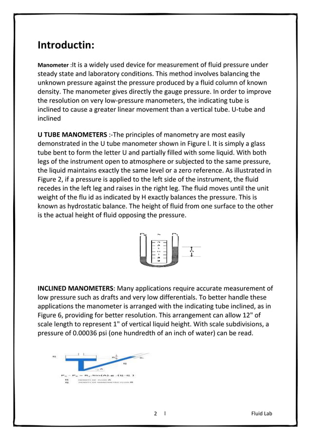 fluid lab presuure .docx