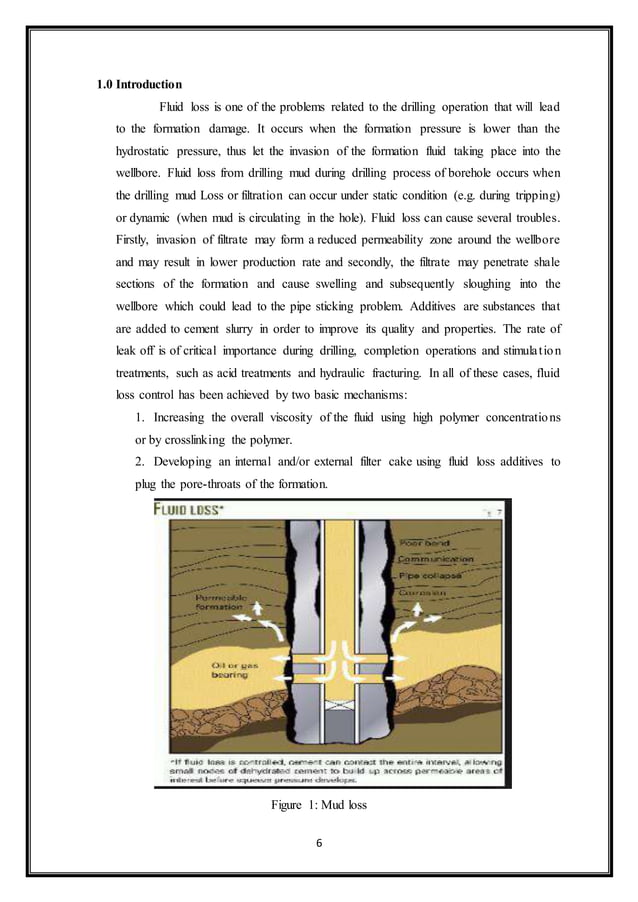Fluid loss control additives | DOCX