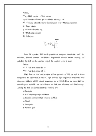 Fluid loss control additives | DOCX
