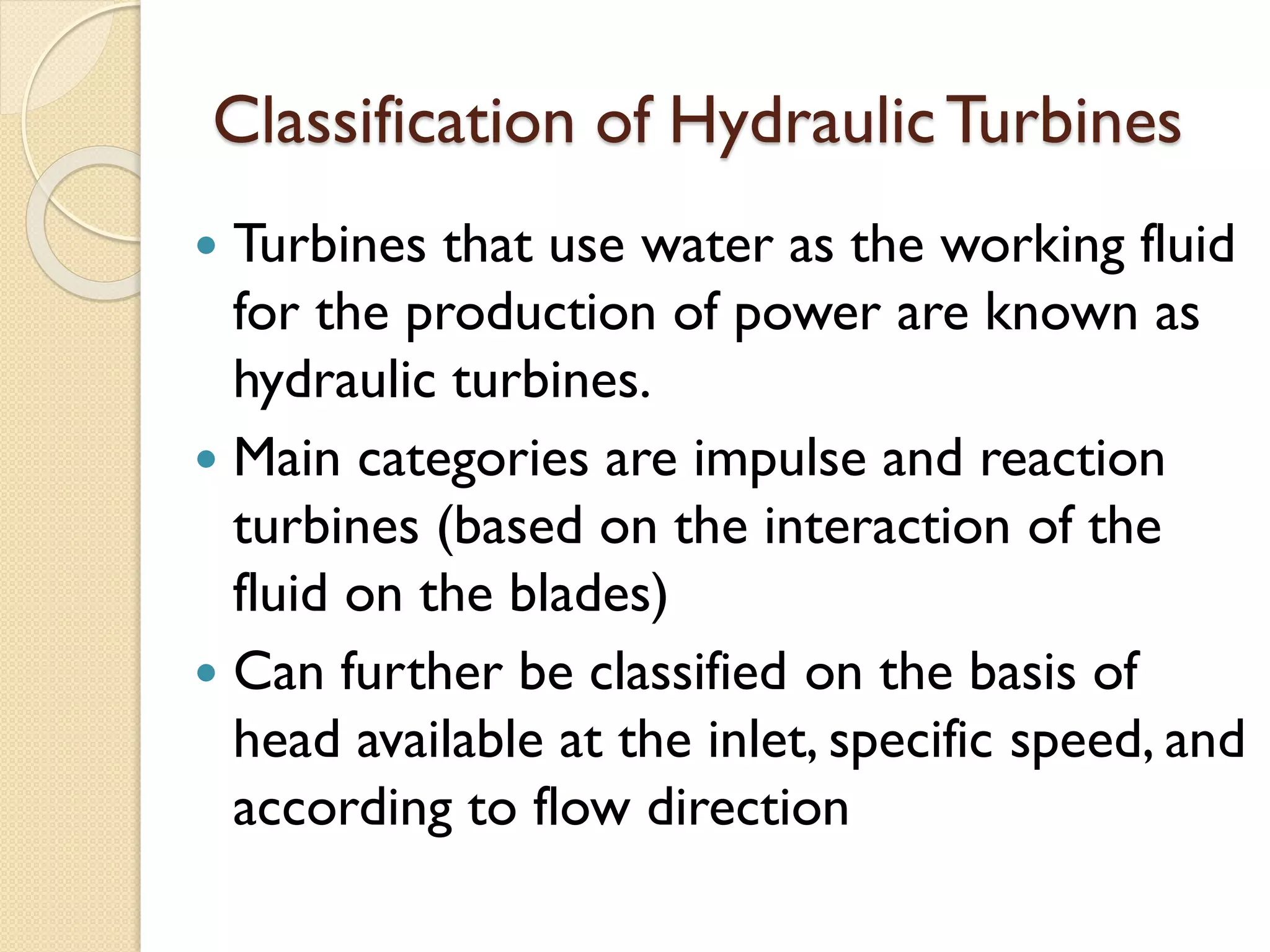 Fluid machinery hydraulic turbines i | PDF