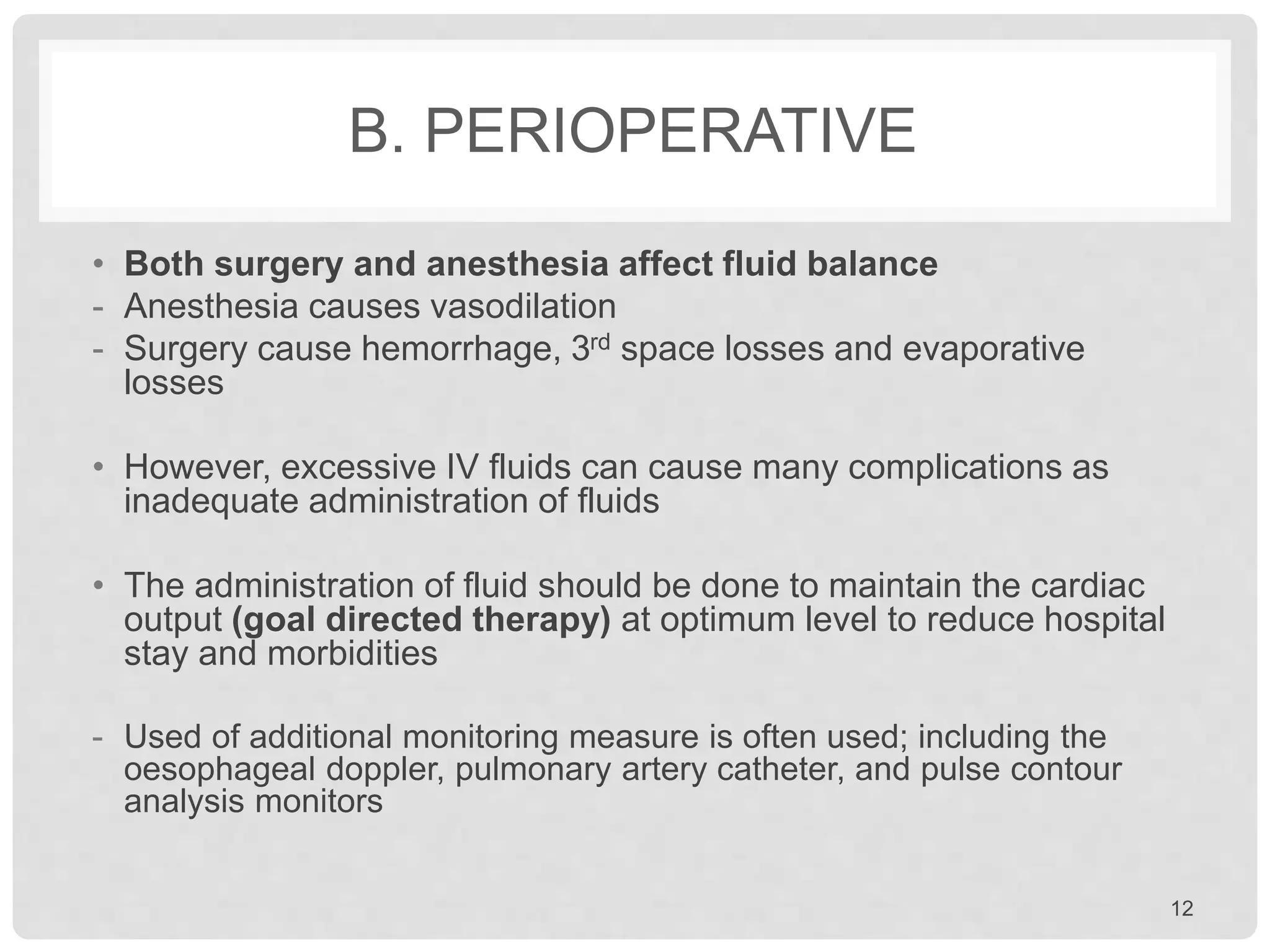 Fluid management | PPTX