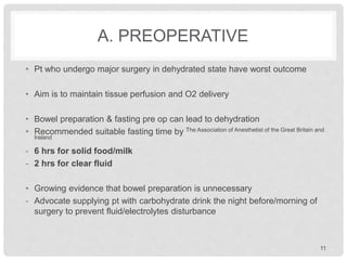 Fluid management | PPTX