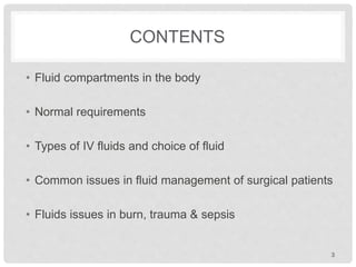 Fluid management | PPTX