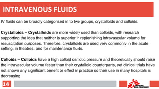 Fluid management & anesthesia | PDF