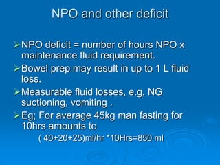 Fluid management.ppt | Heart and Cardiovascular Diseases | Diseases and ...