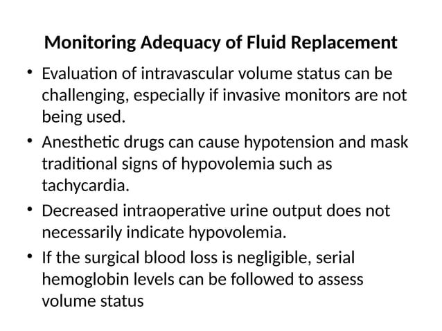 Fluid Management for emergencycases and ICU.pptx