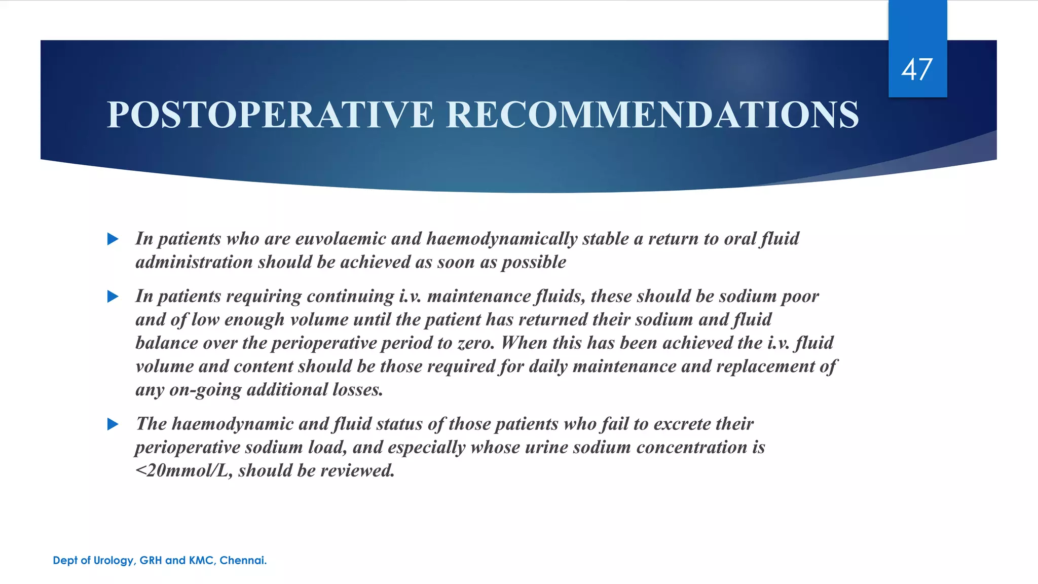 Fluid management in surgical patients | PDF