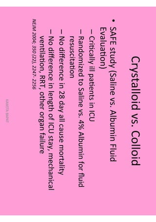 Fluid management and shock resuscitation | PDF