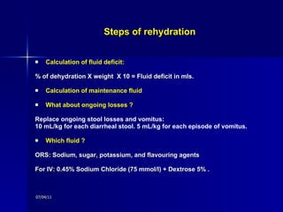 Fluid management for well and sick children | PPT