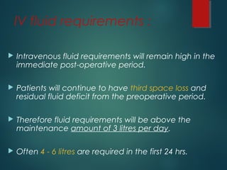 Fluid management in Abdominal Emergency | PPT