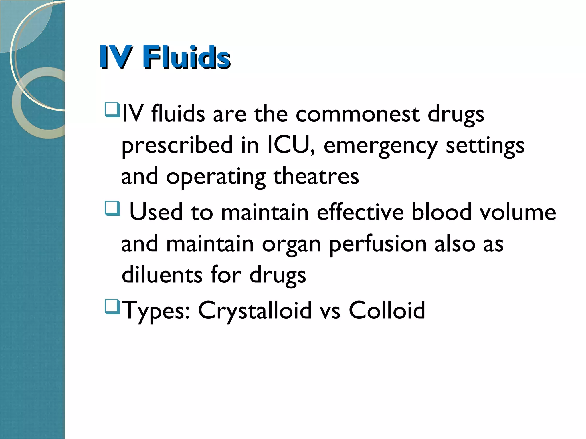Fluid management in ICU | PPT