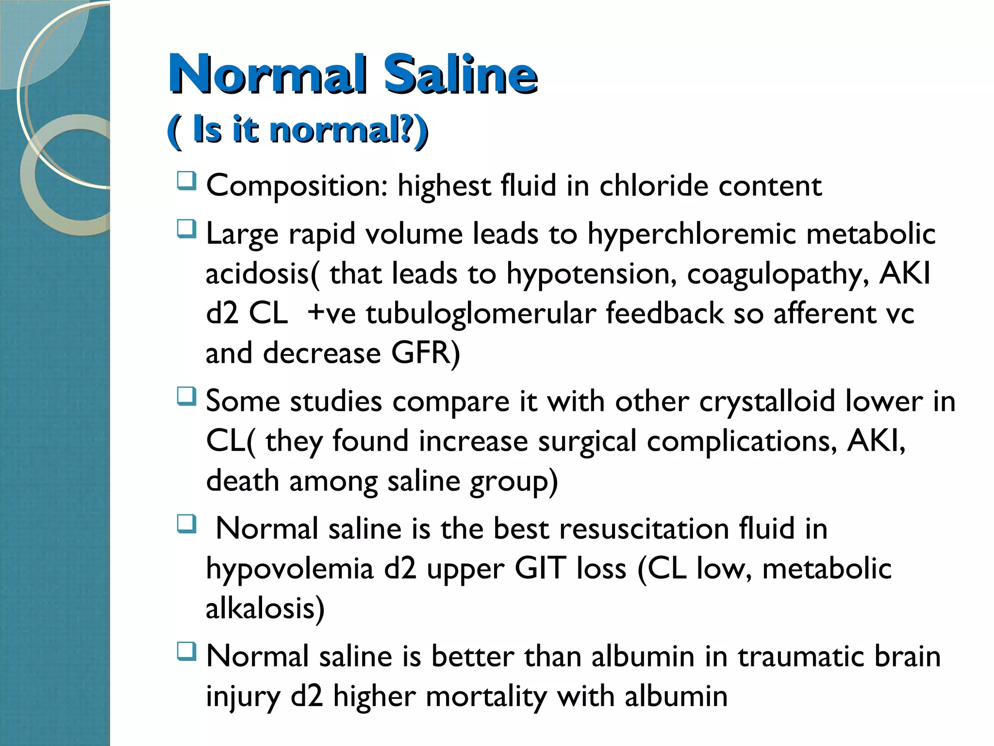 Fluid management in ICU | PPT