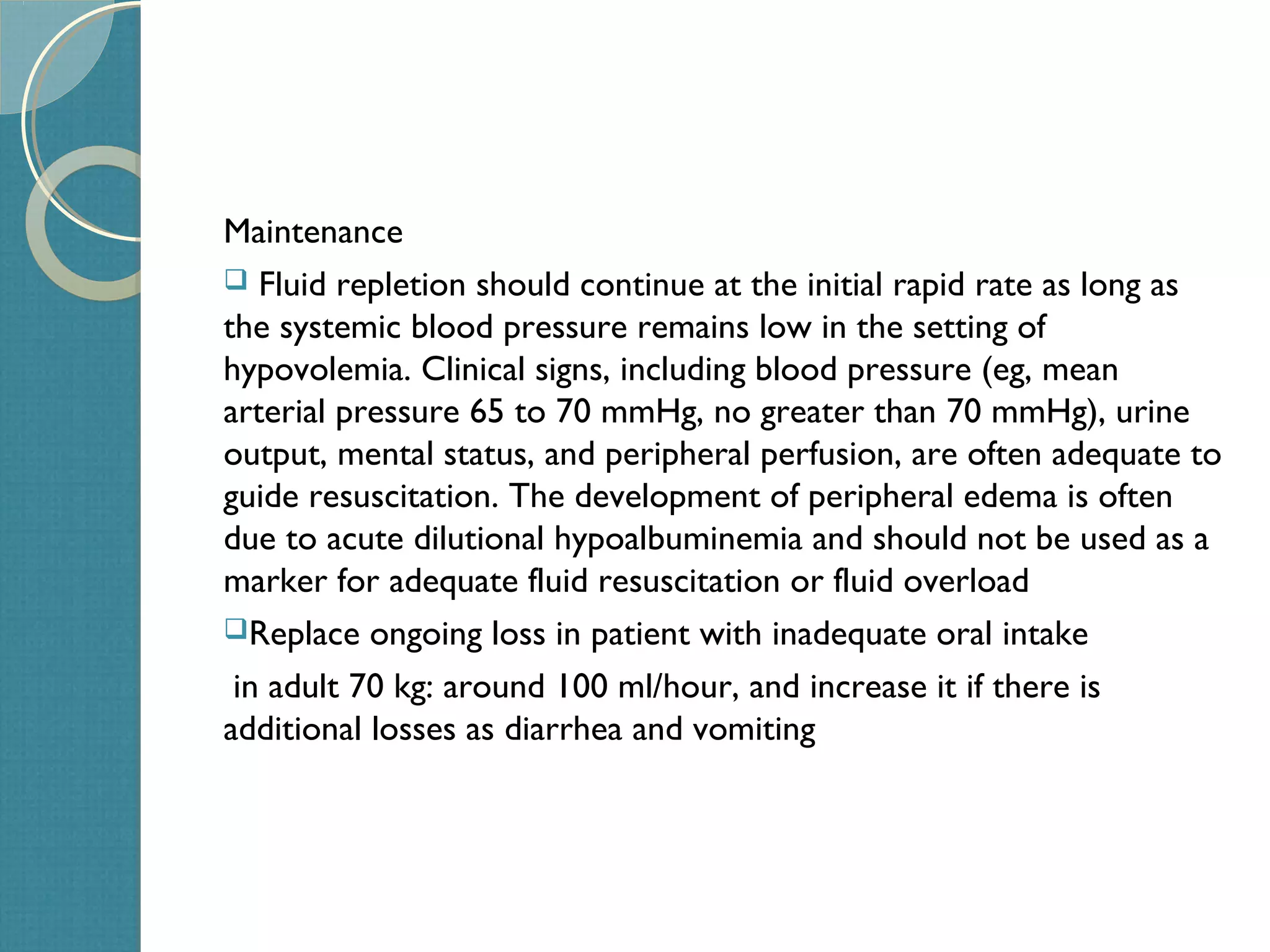 Fluid management in ICU | PPT
